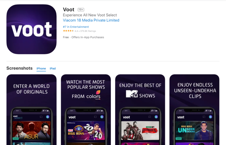 Voot APK Download For Android Free