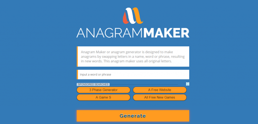 top 3 sites to make your text anagrams - CRAZY SPEED TECH